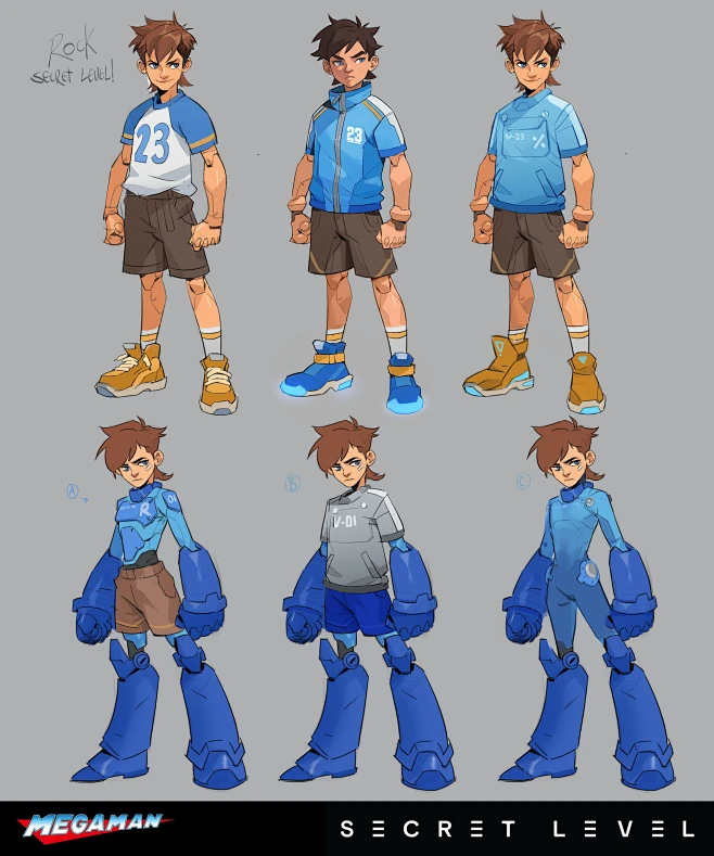 Secret Level -- Mega Man-花瓣网