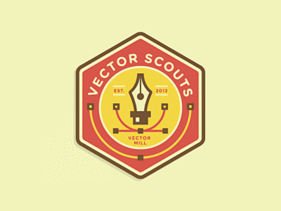 Vector Scouts Logo-花瓣网