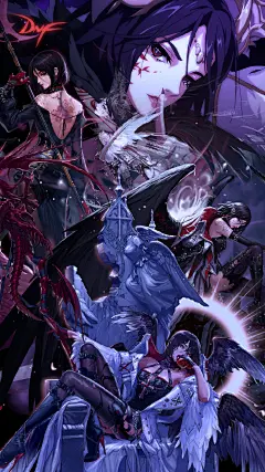 经典回归，DNF手游公测官宣KV项目回顾|插画|游戏原画|畅想东方 - 原创作品 - ()-花瓣网