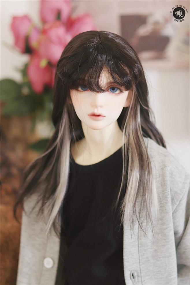 懒娃人偶BJD假发SD 34分巨婴SD龙魂叔男女挑染中长发牛奶丝 5色入-淘宝网-花瓣网