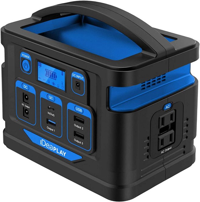 Amazon.com : IDEAPLAY Portable Power Station, 222WH-60000MAH Solar ...