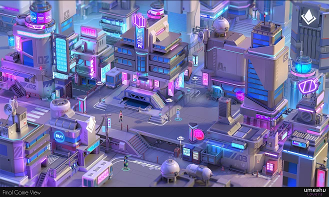 Neon City - Cancelled Project-花瓣网