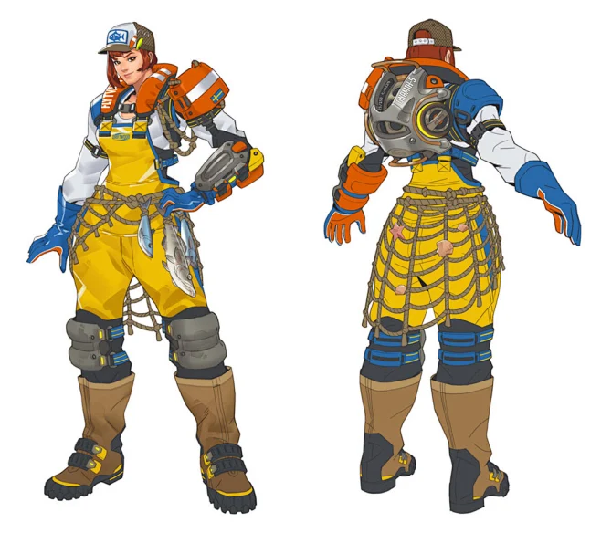 Brigitte Feskarn Skin Art from Overwatch-花瓣网
