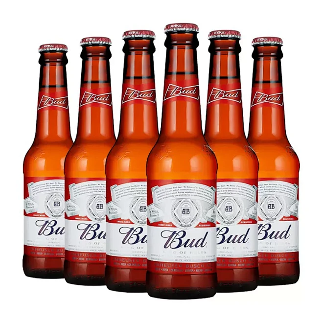 【进口】百威/Budweiser啤酒330ml*24瓶装拉格黄啤酒整箱临期清仓-tmall.com天猫-花瓣网