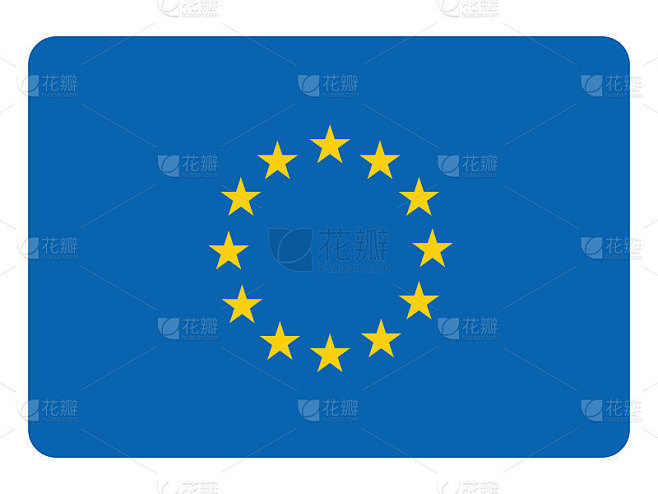 欧盟旗帜EPS 10矢量图像