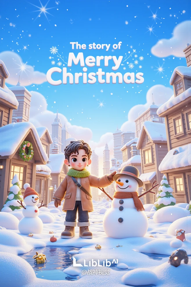 【一元】FLUX-3D运营电商poster-LoRA-一元AI字体研究所-LiblibAI-花瓣网