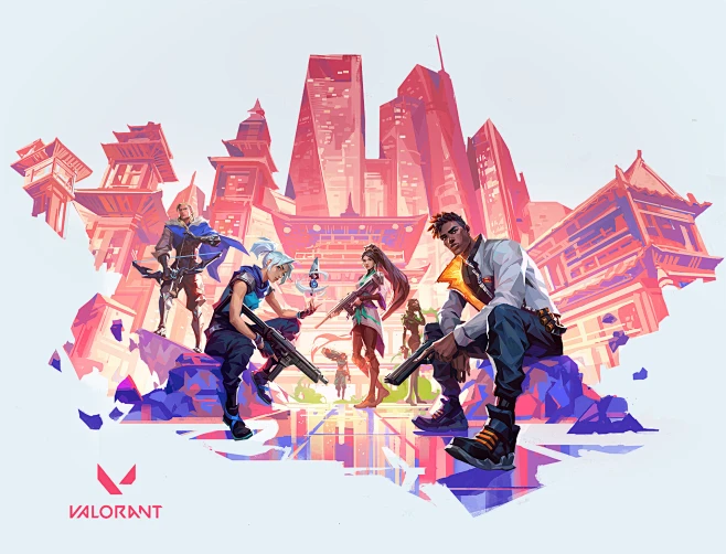 Valorant Key art 1-花瓣网