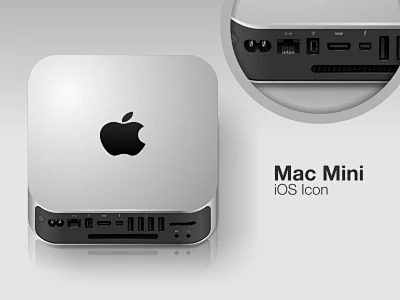 Dribbble - Mac Mini iOS Icon by Arif Anggara-花瓣网