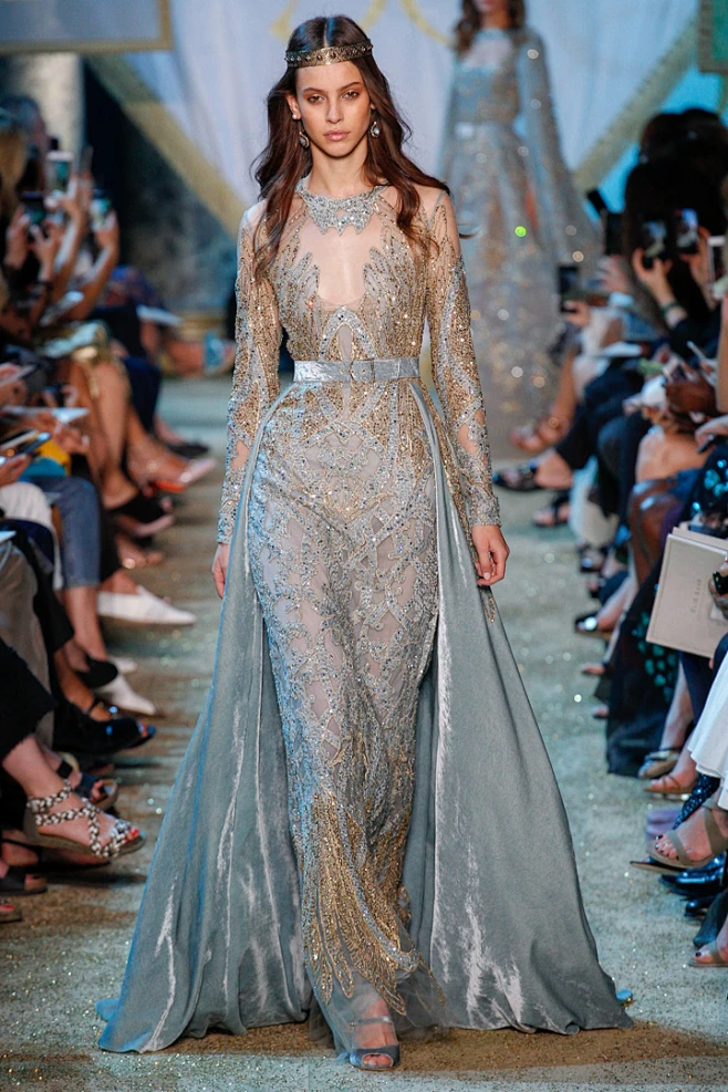 Elie Saab 2017秋冬系列高定时装秀|Neeu你有-花瓣网