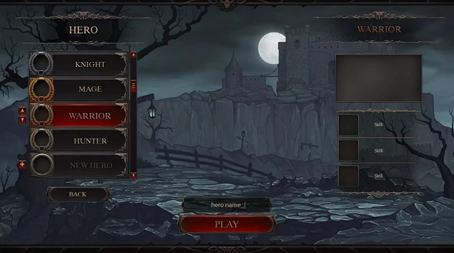 U3D 含PSD 中世纪幻想角色扮演游戏 经典暗黑风格UI界面图标素材-淘宝网-花瓣网