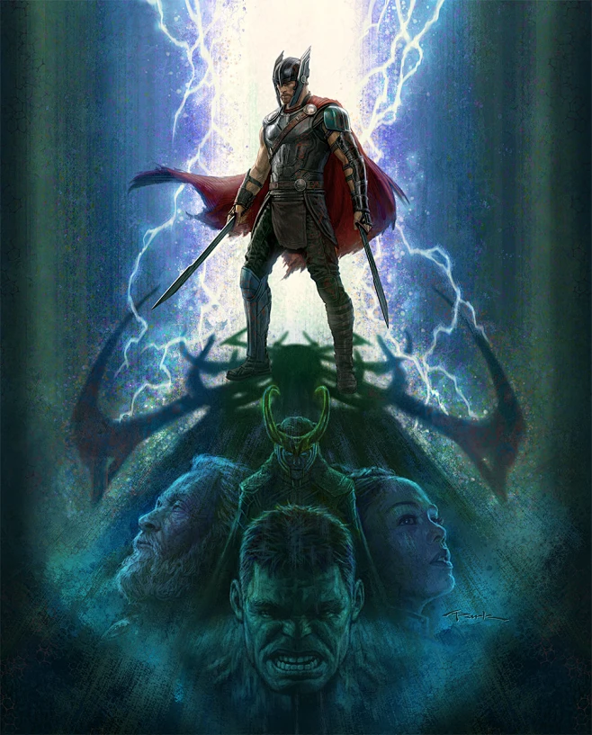 Thor: Ragnarok Cover Art -花瓣网