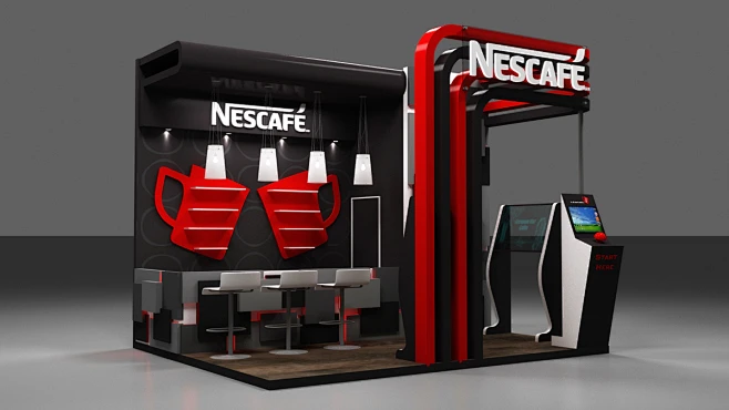 Nescafe Activation Booth : Nescafe Activation booth图片_L 三面开图片素材-花瓣网