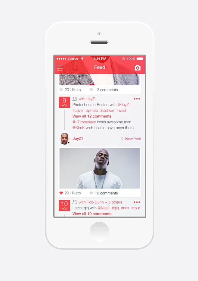 Feed_screen_dribbble图片_素材图片素材-花瓣网