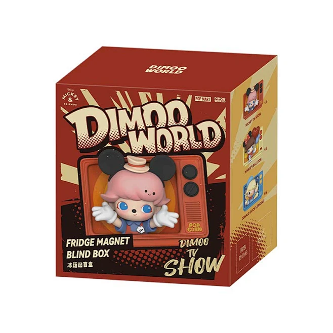 预售POPMART泡泡玛特DIMOO WORLD × 迪士尼系列冰箱贴盲盒周边-tmall.com天猫-花瓣网