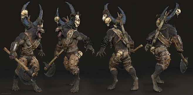 Werewolf by Bruno-Camara-花瓣网