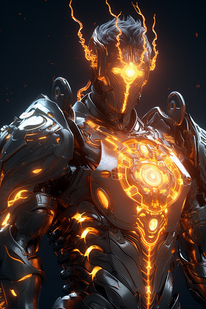 ultra detailed, high resolution, epic cool legendary Eldrian Bionic ...