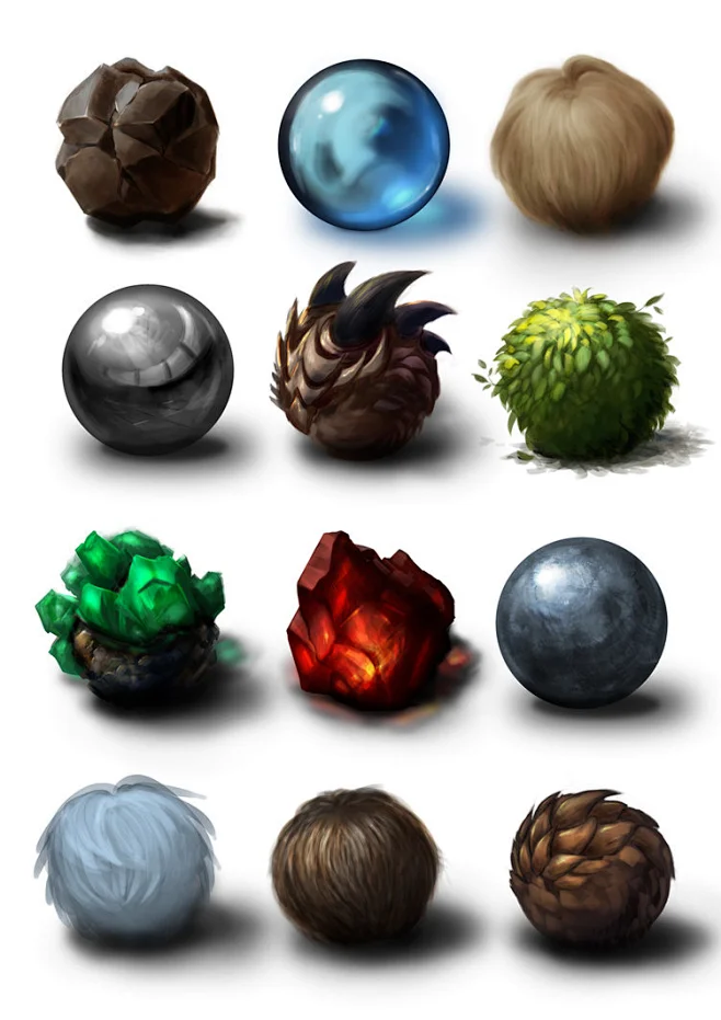 Materials study by Ateo88 on deviantART-花瓣网