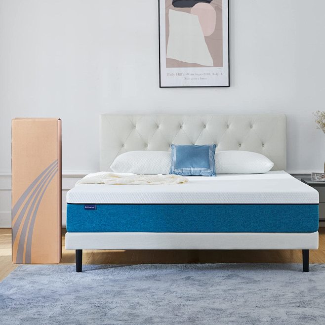 IYEE NATURE Queen Mattress, 8 inch Gel Memory Foam Mattress in a Box ...