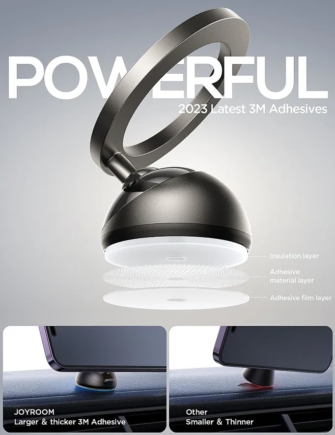 Amazon.com: JOYROOM [2023 Newest] for MagSafe Car Mount, All-Metal Magnetic Phone Holder for Car ...