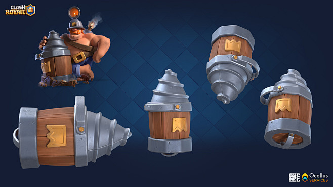 Clash Royale - Mighty Miner Weapon