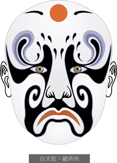 【米图网-52mitu.com】京剧 传统 文化 非遗 面具 脸谱 川剧 变脸京剧-花瓣网