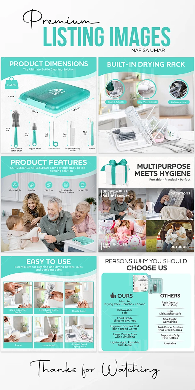 Baby Feeder Kit || Amazon Infographics-花瓣网