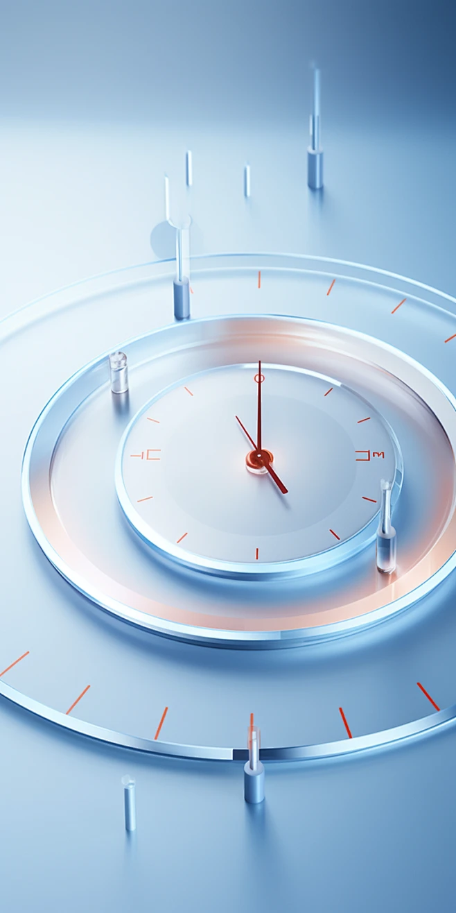 aoliao12366_A_round_time_dial_translucent_material_ground_glass ...