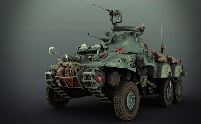 SCIFI WW2 ALLIED RECON VEHICLE