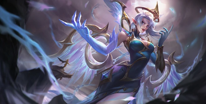 Dawnbringer Morgana fansart-花瓣网