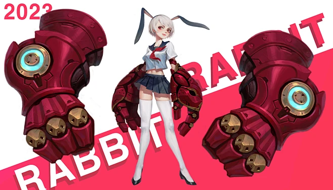 Rabbit Fighter-花瓣网