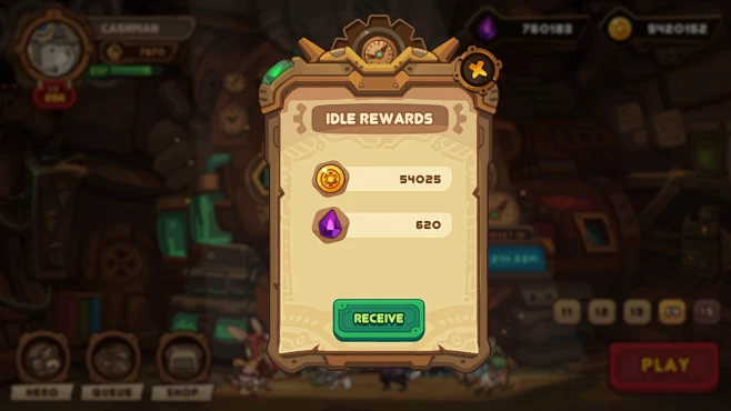 2021 Game UI Warm Up-花瓣网