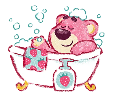 草莓熊 可爱素材|免抠素材|透明背景图片|免费图片素材|png图片|透明背景素材|设计素材-花瓣网