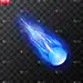 Vector illustration of realistic falling comet. Is图片_其他图片图片素材-花瓣网