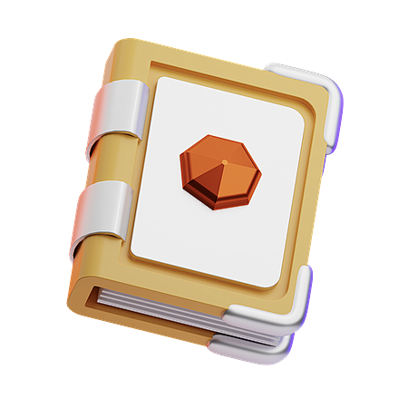 Spell Book 3D Icon