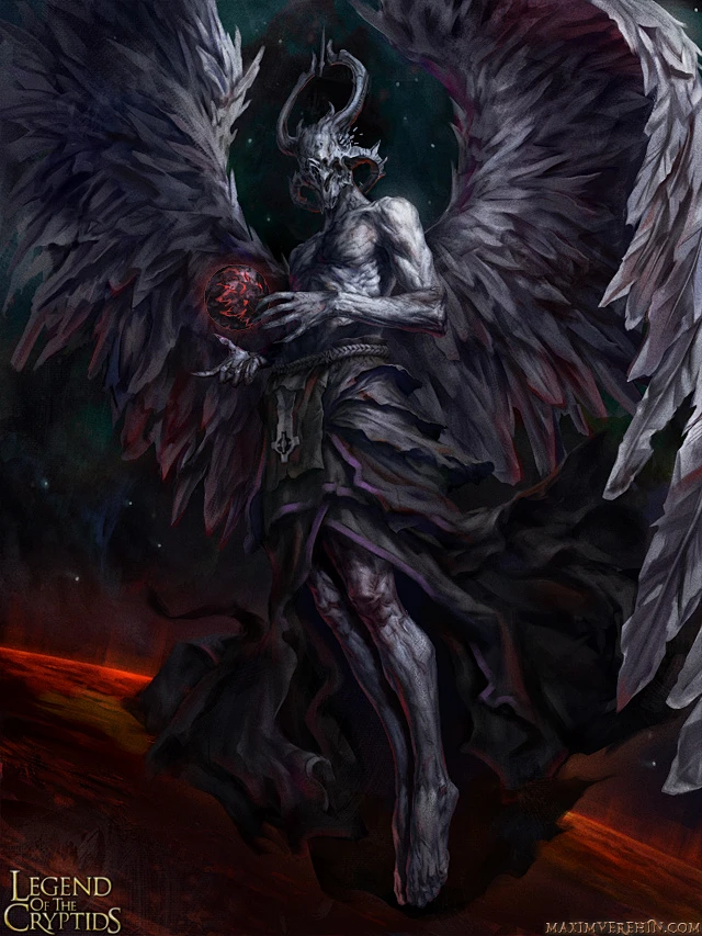 鸟人原画带翅膀的人天使原画来自cgbook.cn (191)-花瓣网