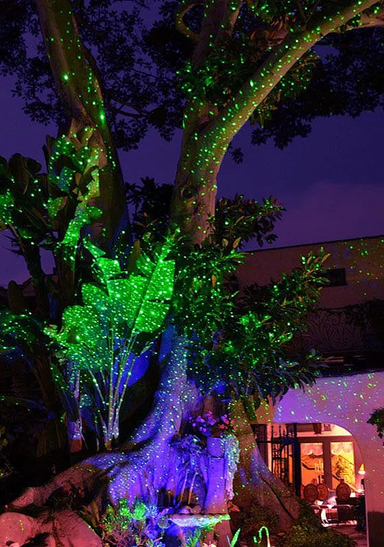 Instantly add magic to your yard with energy efficient laser lights ...