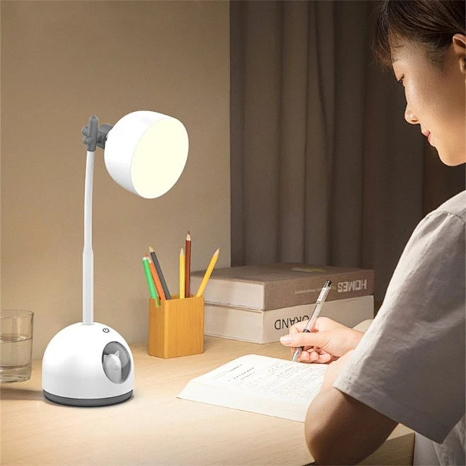 Led Rechargeable Foldable Table Lamp Led Light 4 Modes Dimmable Touch ...