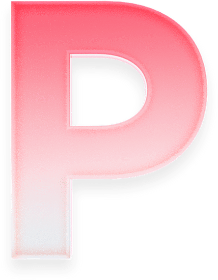 毛玻璃字母素材-P