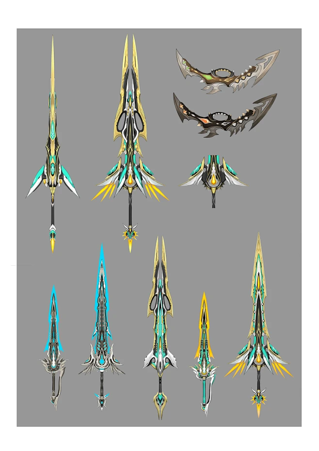 武器設計 Weapon design-花瓣网