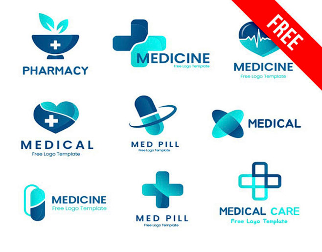 Free Medical Logo Set
