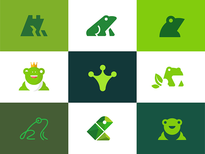 Frogs brand branding design elegant for sale frog graphic design ...