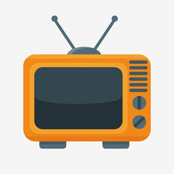 卡通电视机矢量图高清素材 卡通 电视 电视机 黄色 矢量图 免抠png 设计图片 免费下载-花瓣网