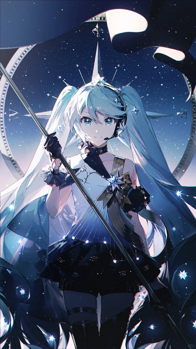 来自P站中国画师Rella的初音未来-花瓣网