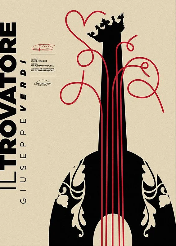 OPERA - poster by Borko Neric, via Behance-花瓣网