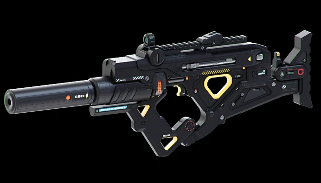 Sci-Fi Rifles Set / Kitbash, Oleg Ushenok : In a set of 6 rifles Get ...