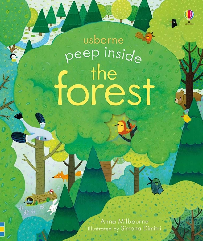 “Peep inside the forest” at Usborne Children’s Books-花瓣网