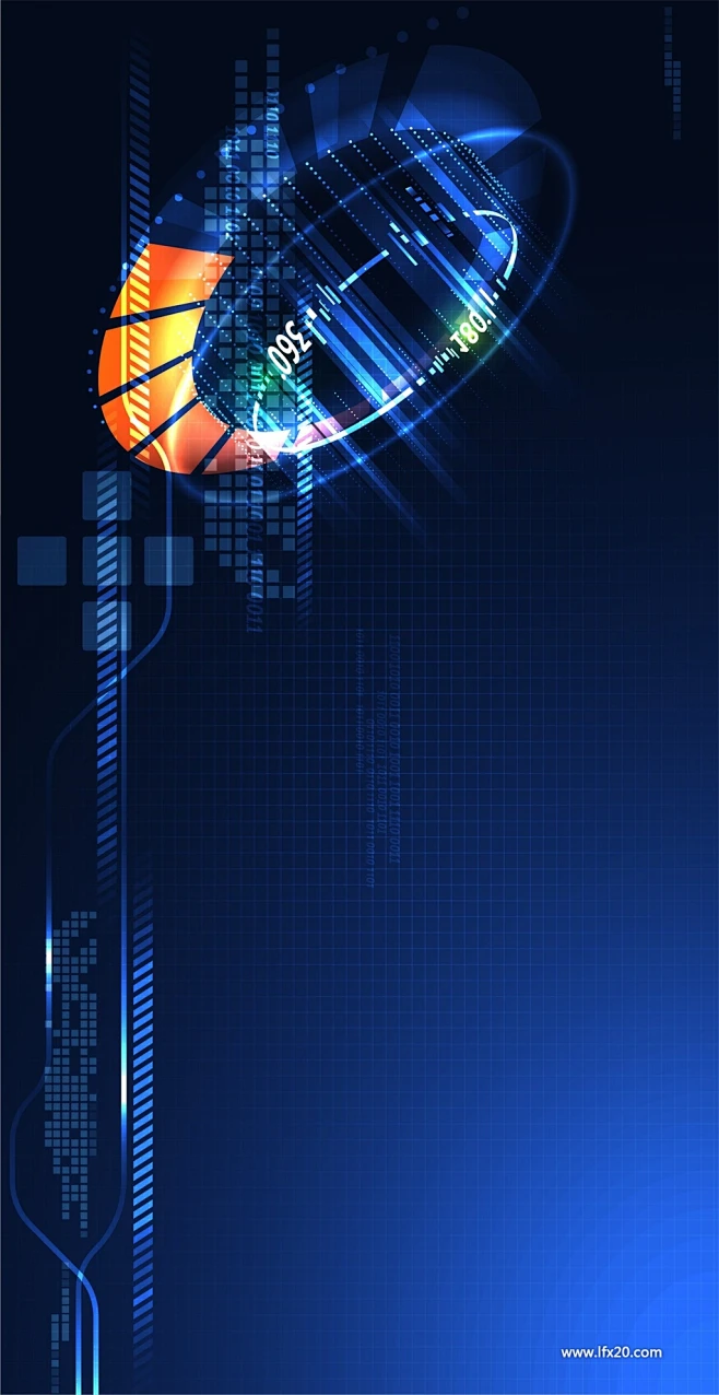 高端科技感未来信息电子商务背景-花瓣网