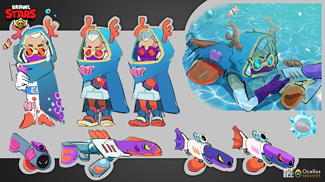 Brawl Stars - Deep Sea Brawl -花瓣网