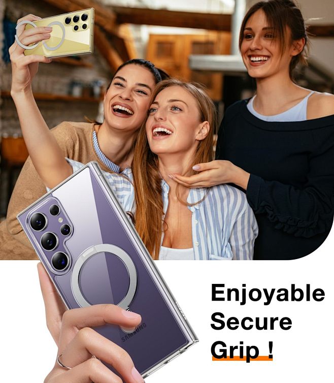 Amazon.com: TORRAS Magnetic Ostand Ring Case with Stand Designed for ...