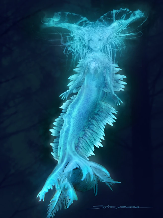 美人鱼原画来自cgbook.cn (68)-花瓣网